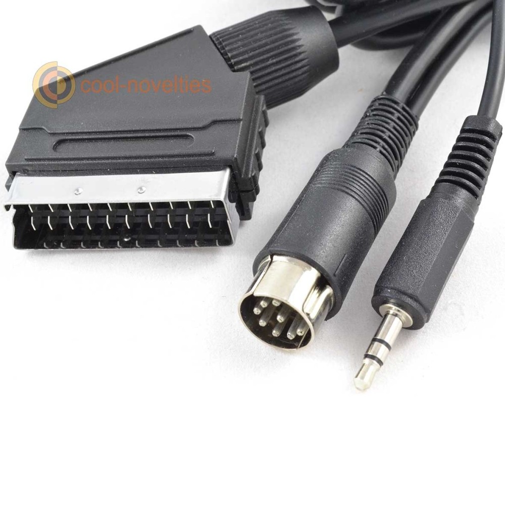 Sega Mega Drive 1 RGB Scart with Stereo Audio Cable