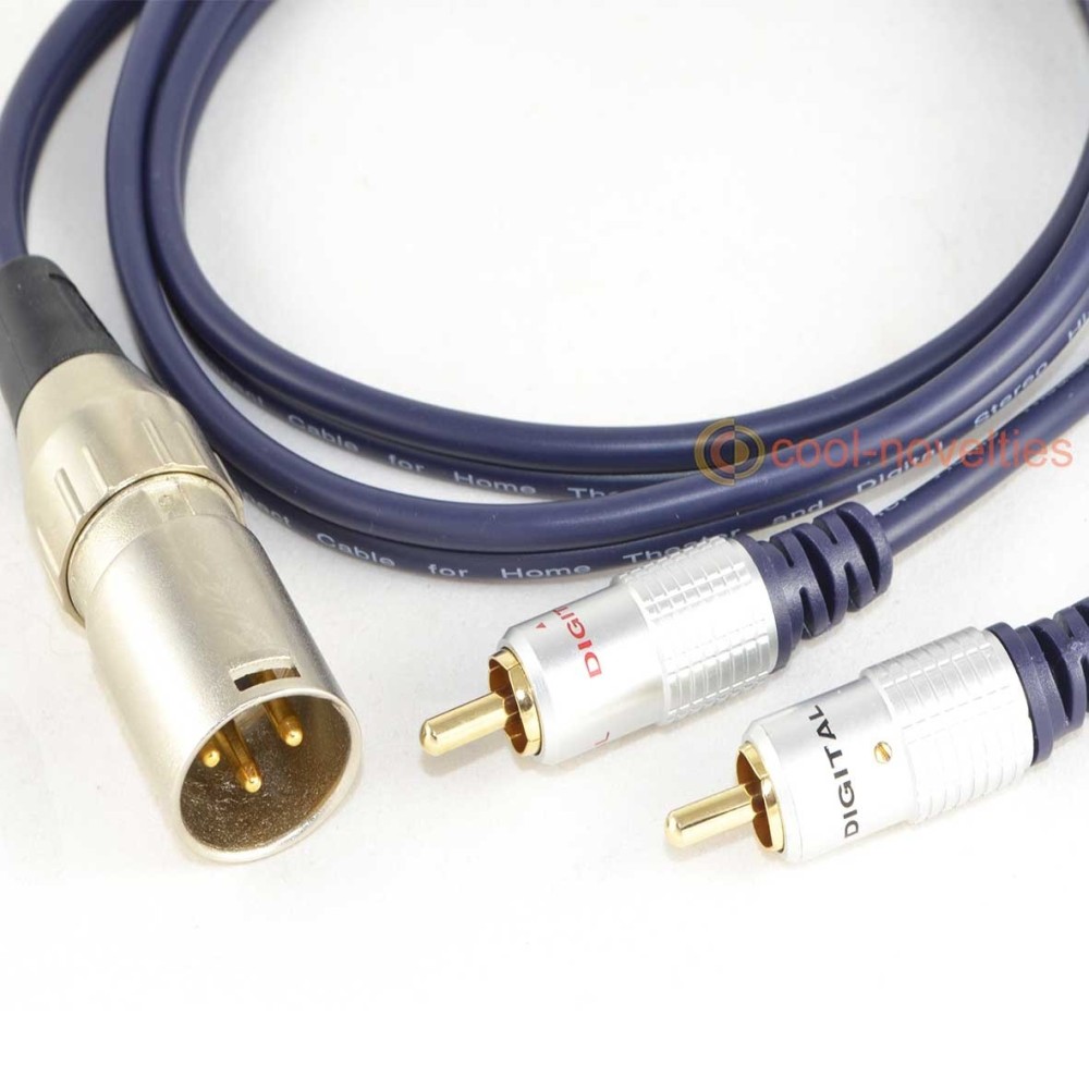 Naim XLR to 2 x RCA Phono Plugs Interconnect Interconnect Cable