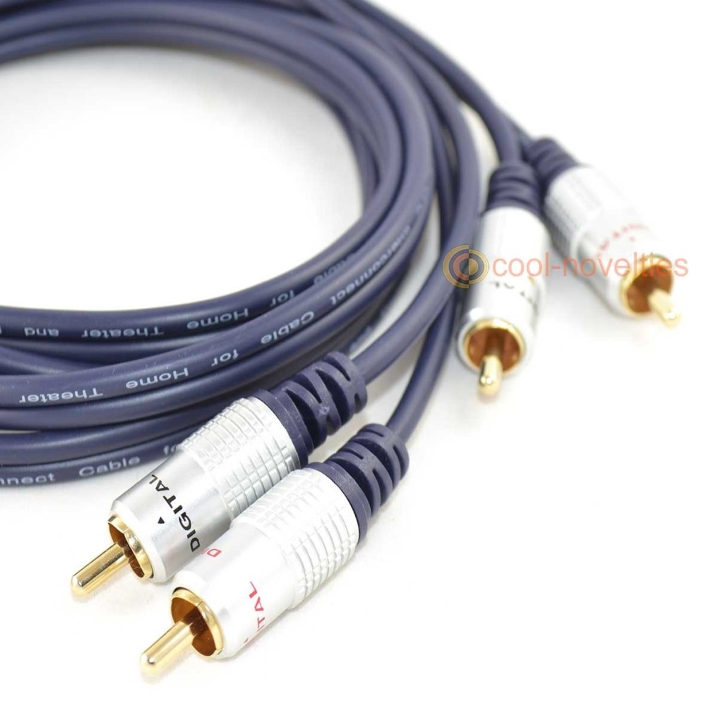 Naim 5 pin DIN (Twist Locking) to 4 x RCA Phono Cassette Deck ...