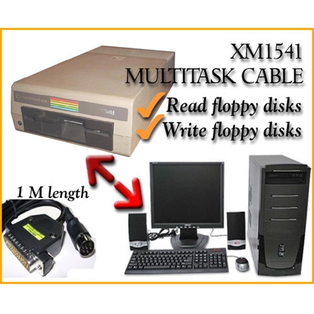 XM1541 Multitask Data Transfer Cable (Disk Drive to PC)