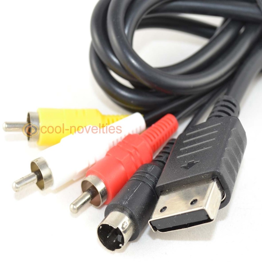 Sega Dreamcast S-Video & RCA A/V Cable