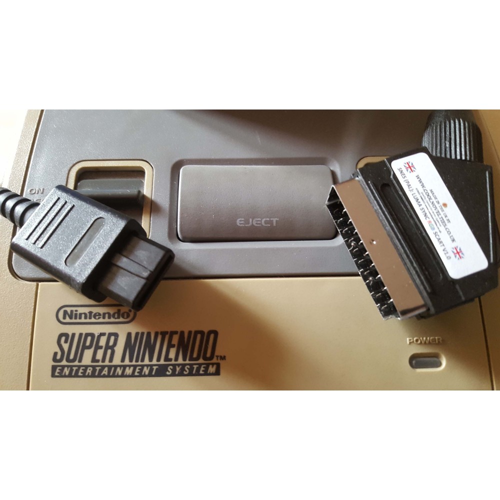 Super Nintendo (SNES) PAL Models Sync over Luma RGB Scart Cable