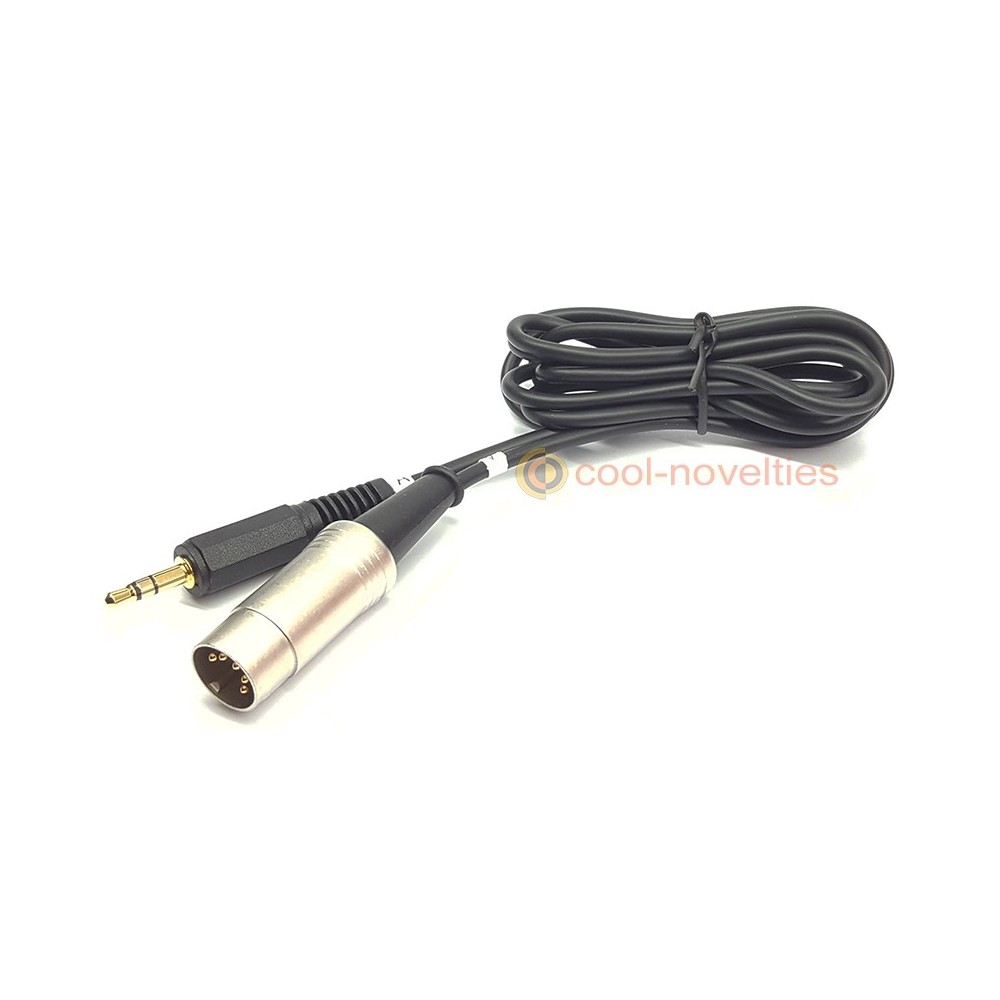 Gold MIDI 2.0 TRS (Type A) Cable for Korg, Make Noise. Straight Plug