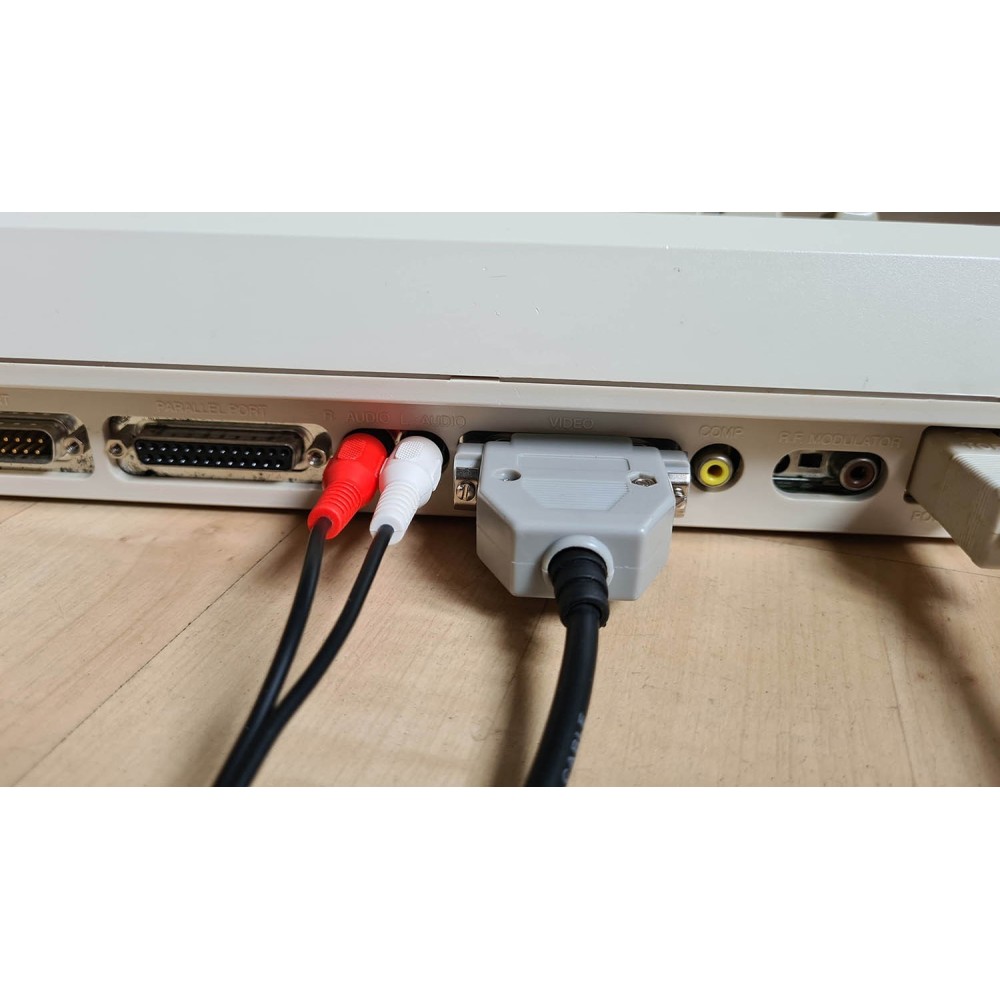 Commodore Amiga to Commodore 1084S-D RGB Monitor Cable (6 pin DIN Plug)